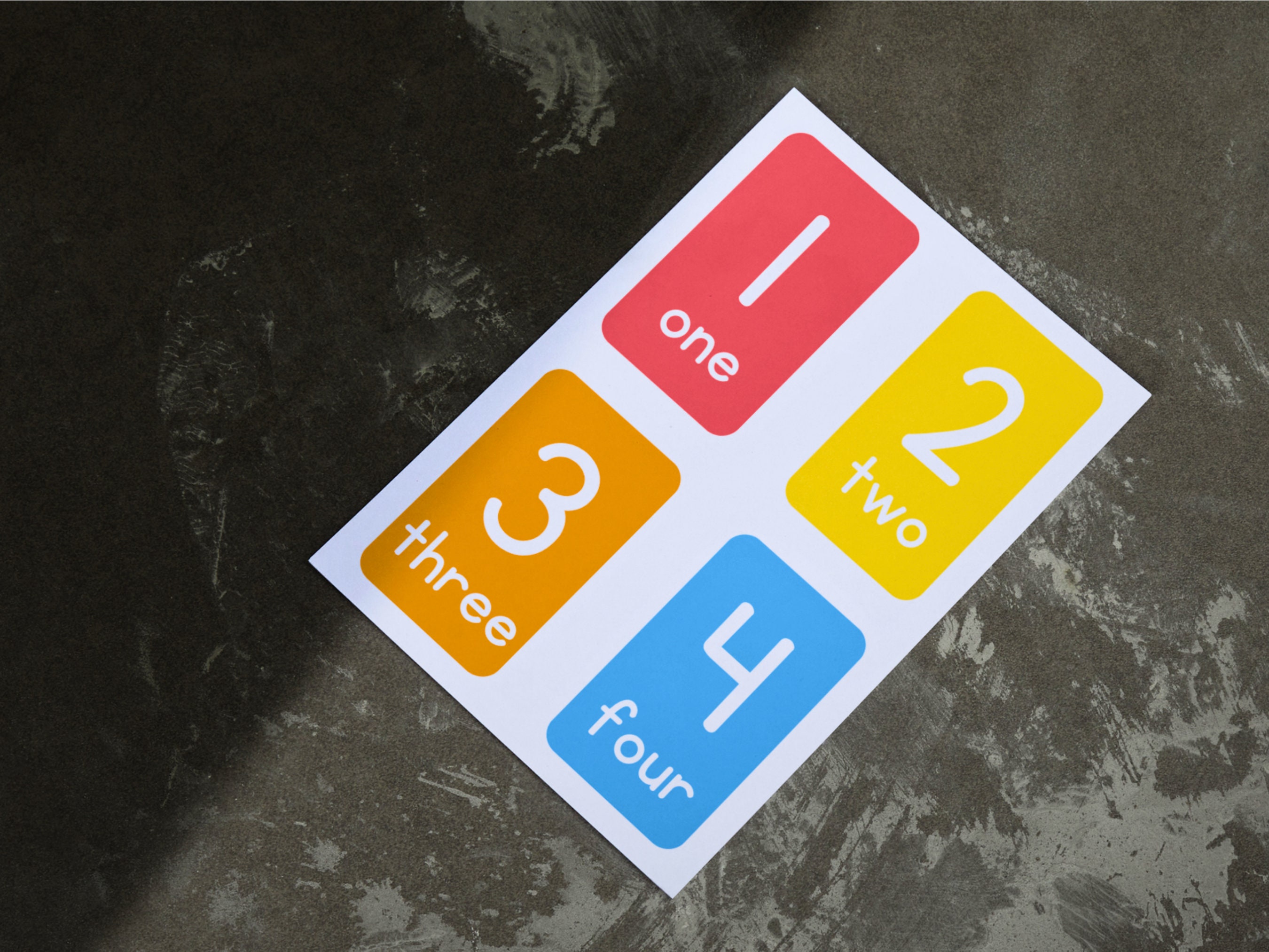 1-10 Number Flashcards | Digital Download Educational Printable ...