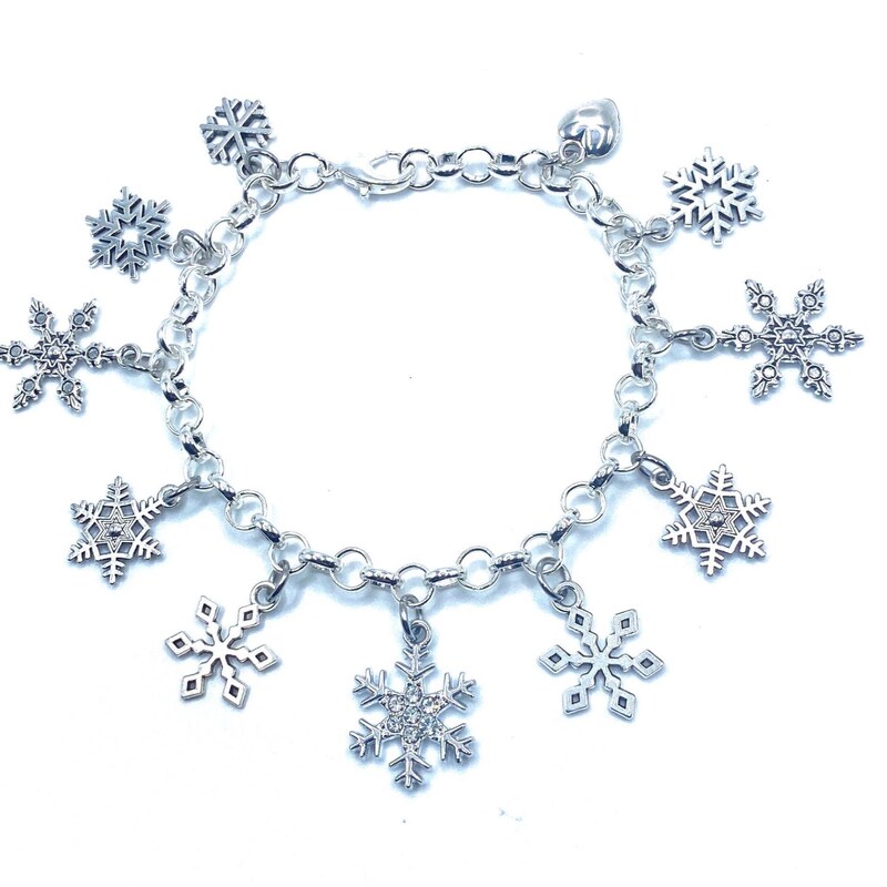Snowflake Bracelet - Etsy