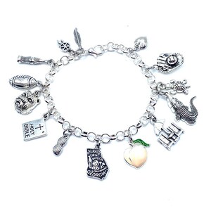 Georgia Charm Bracelet State Themed - Etsy