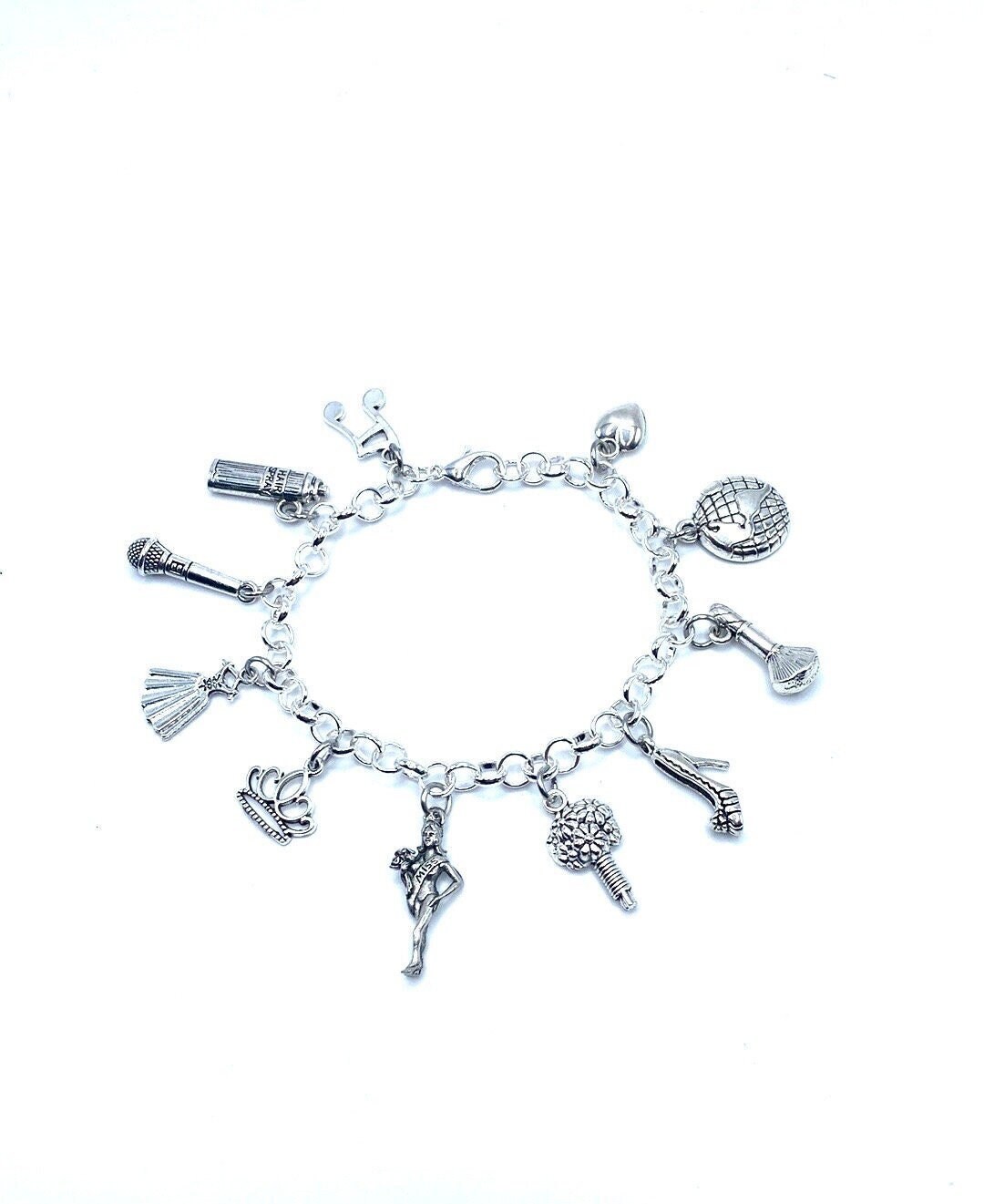Beauty Queen Pageant Charm Bracelet - Etsy