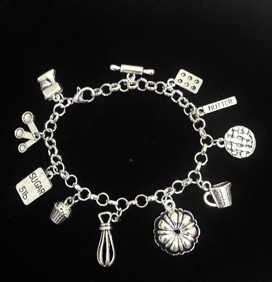 Baker Charm Bracelet Love to Bake Cook Chef - Etsy