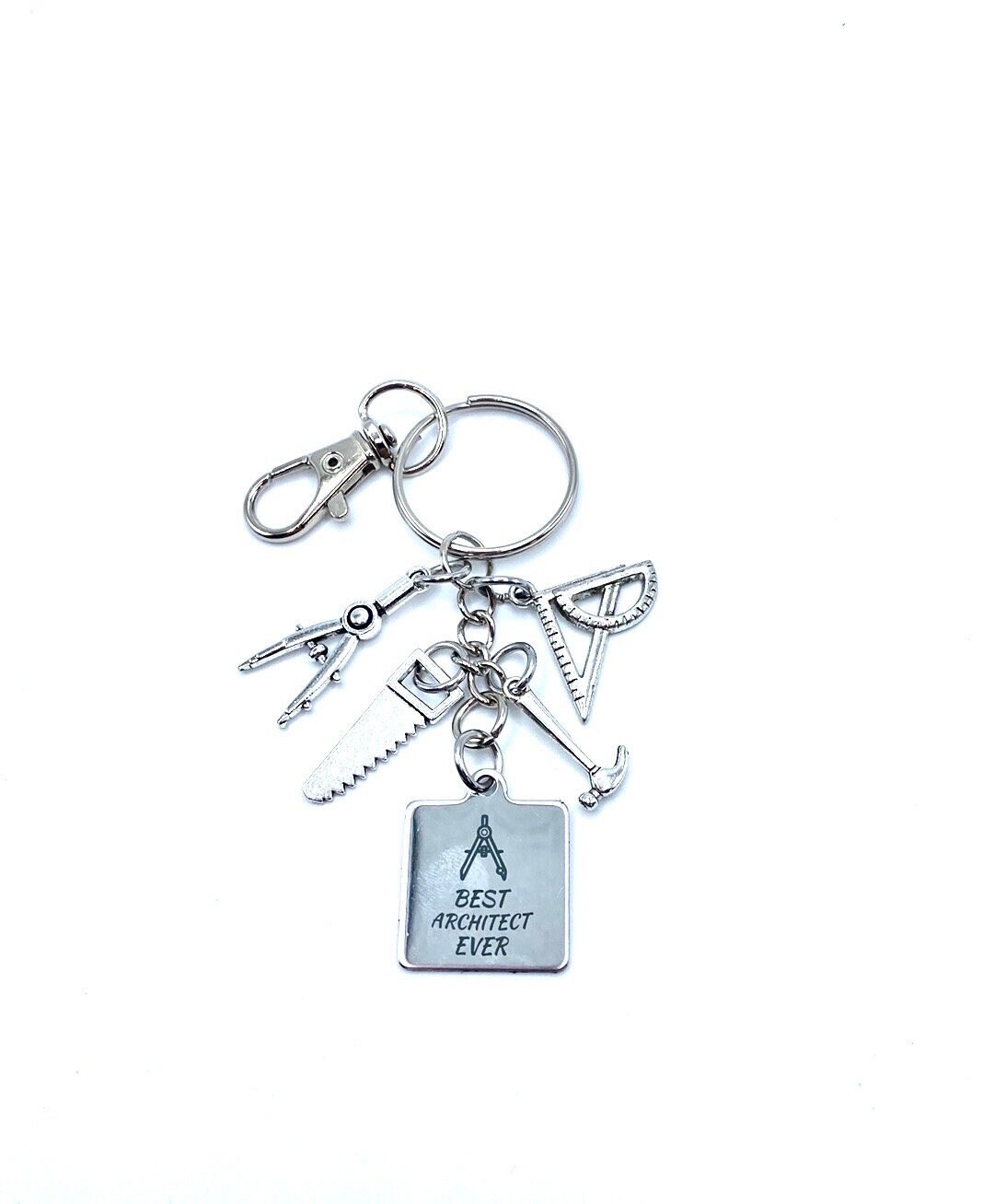 Architect Keychain Bag Charm - Etsy