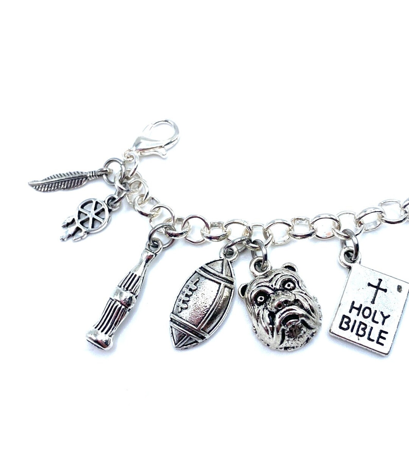 Georgia Charm Bracelet State Themed - Etsy