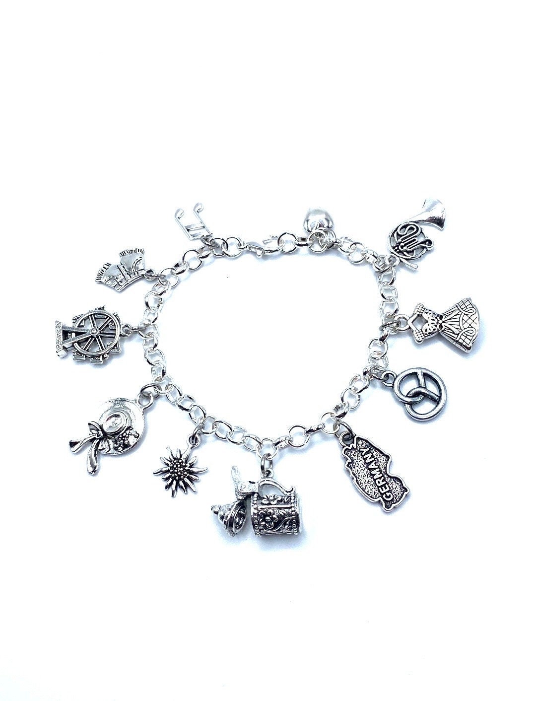 Germany Charm Bracelet German Oktoberfest Charms - Etsy
