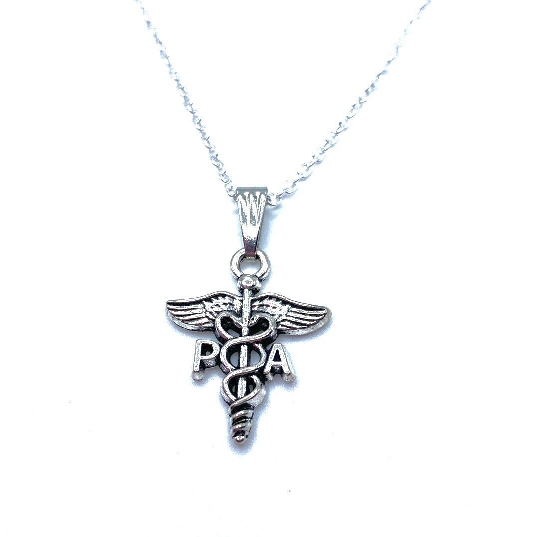 Physician Assistant Necklace PA Caduceus - Etsy