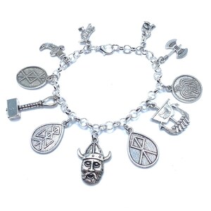Viking Charm Bracelet - Etsy
