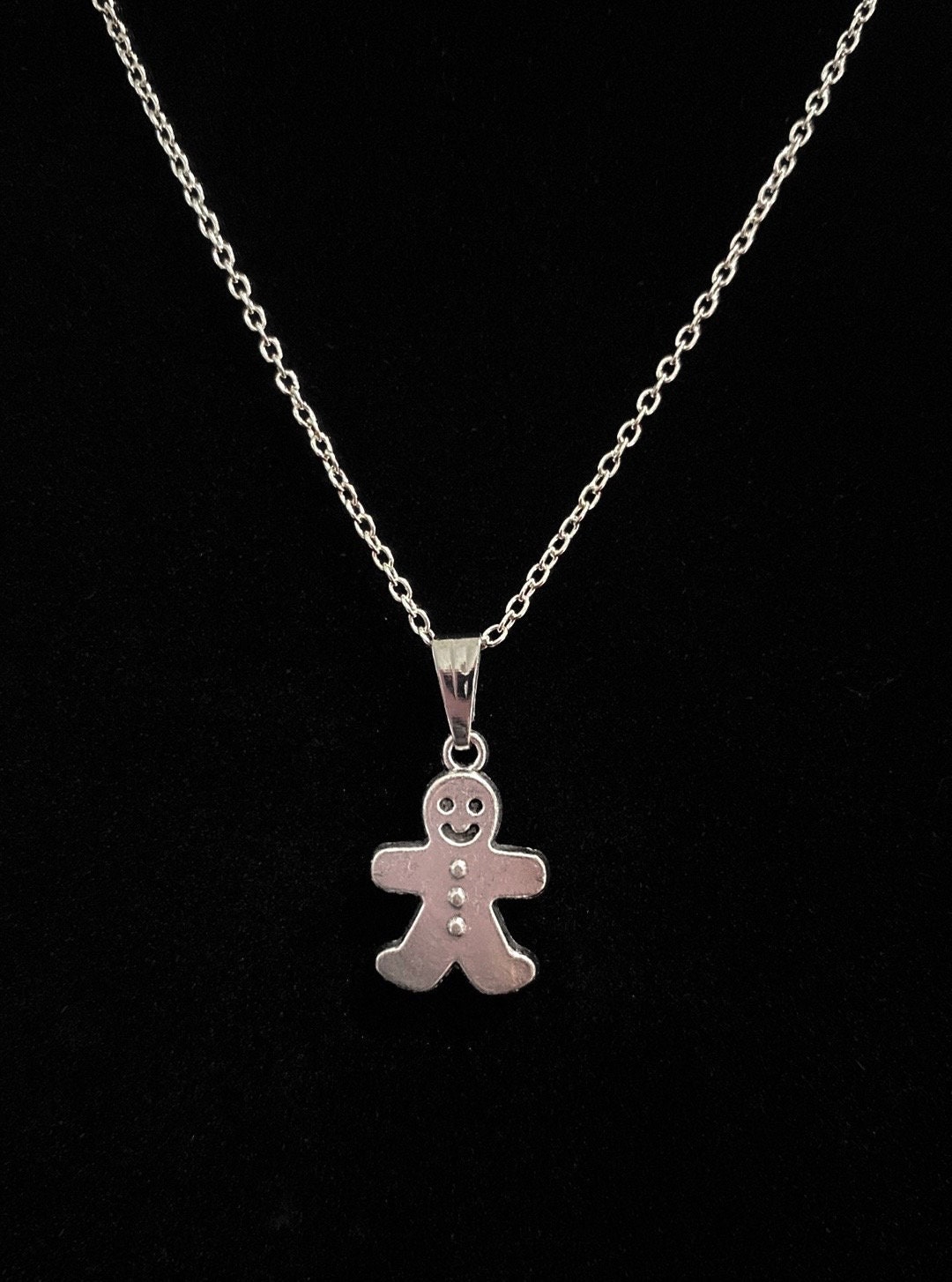 Gingerbread Man Necklace May Be Personalized - Etsy