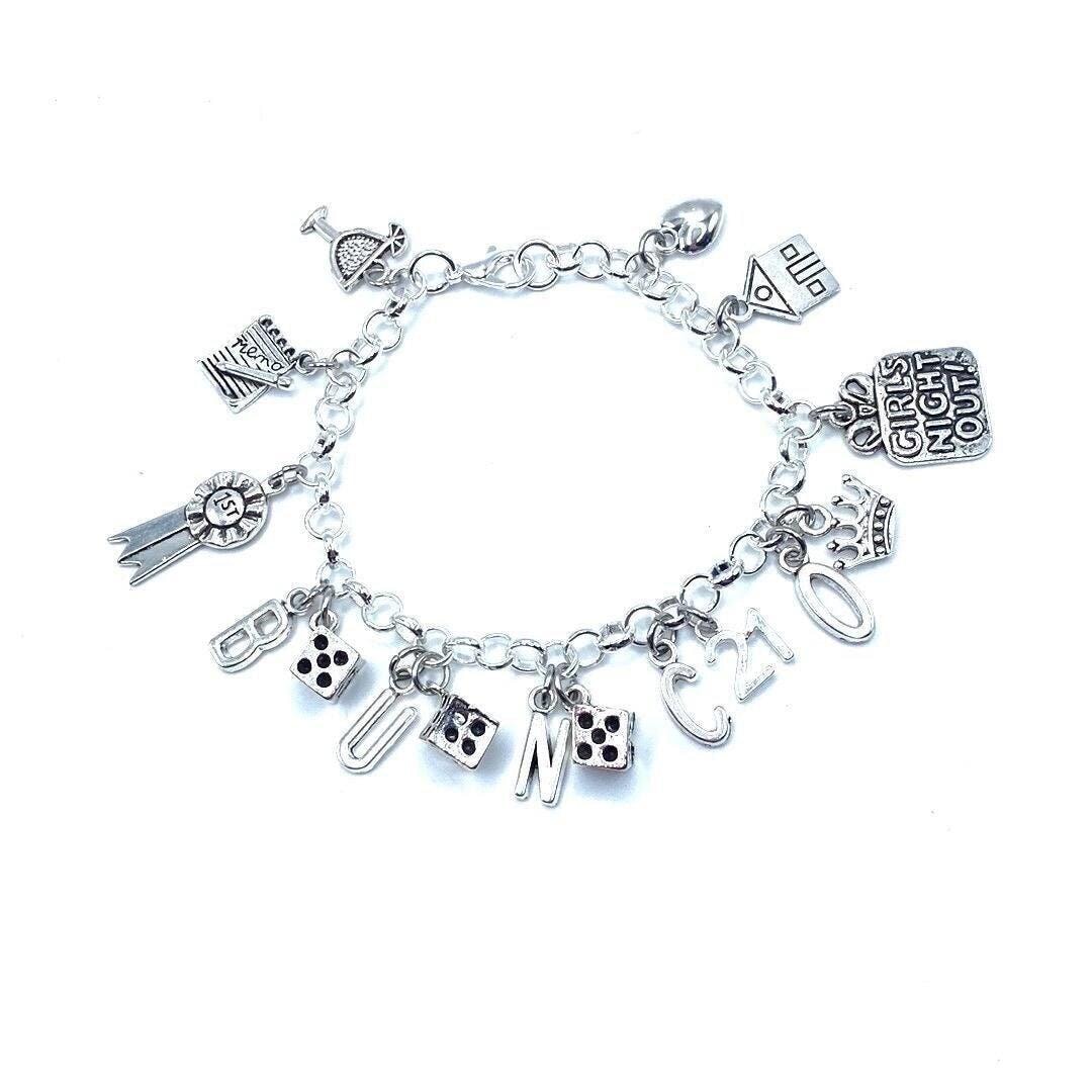 Bunco Charm Bracelet Girls Night - Etsy