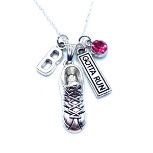 Gotta Run Necklace Runner Track Sneaker - Etsy