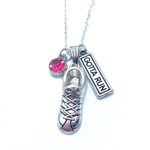 Gotta Run Necklace Runner Track Sneaker - Etsy