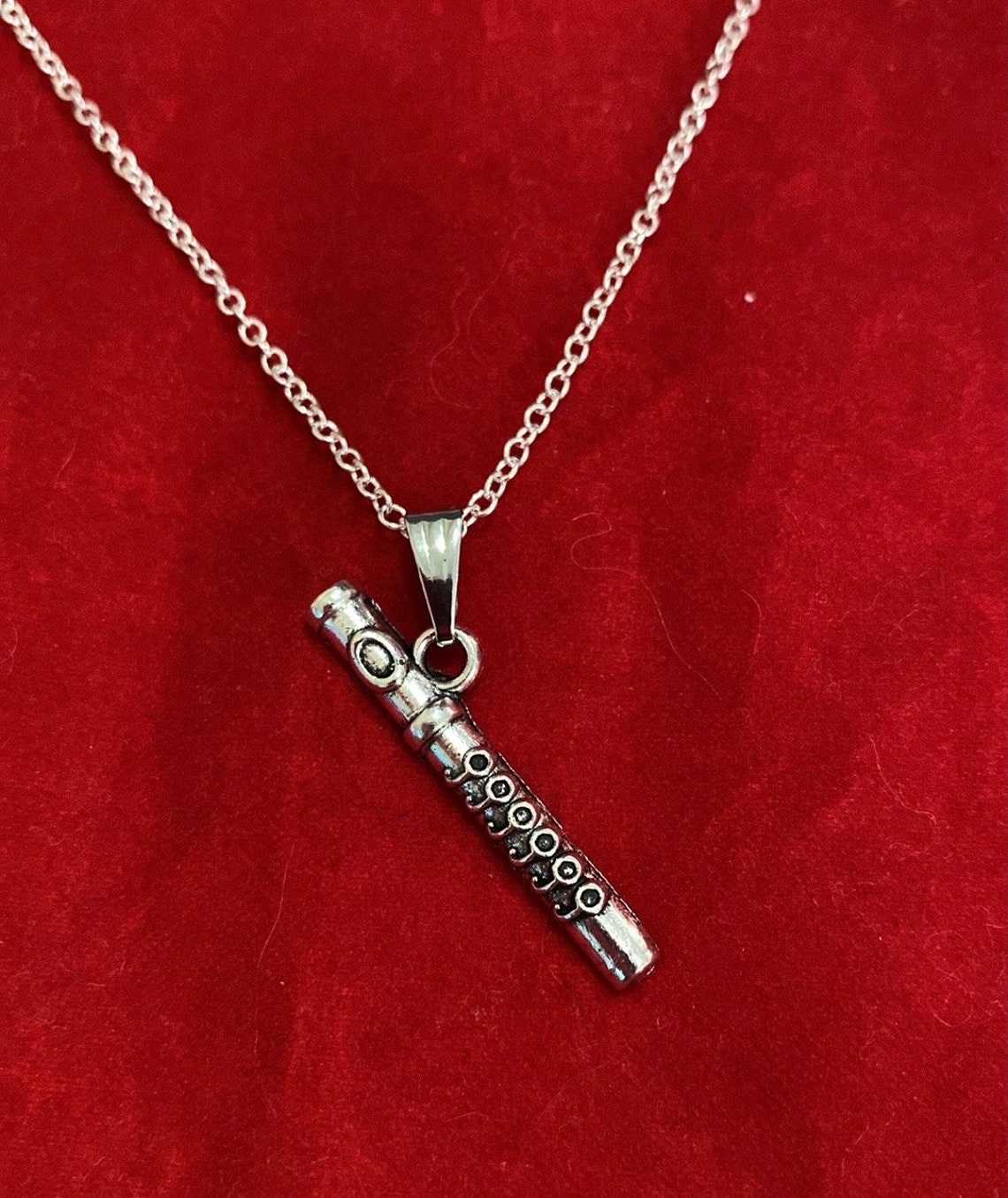 Flute Necklace Musical Instrument May Be Personalized - Etsy