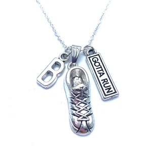 Gotta Run Necklace Runner Track Sneaker - Etsy