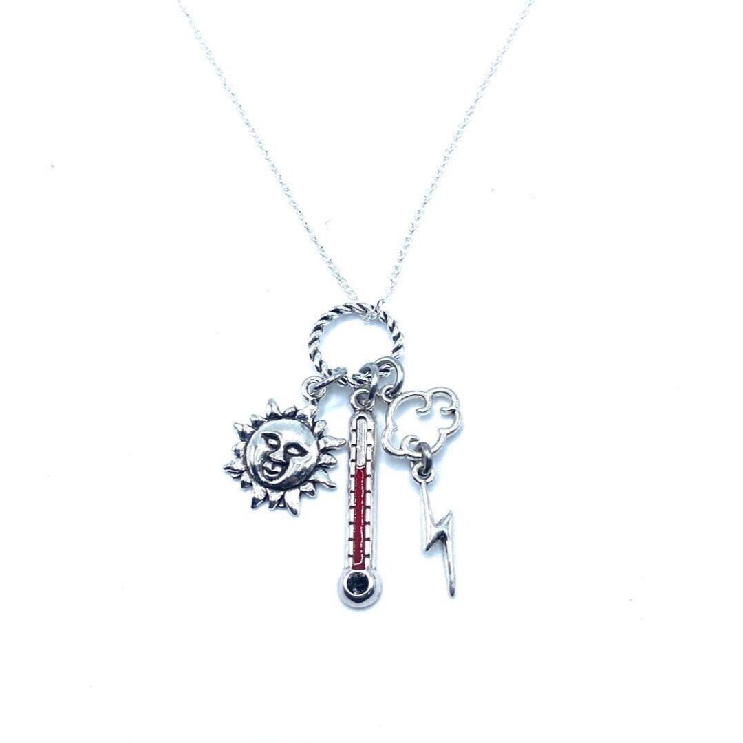 Meteorologist Necklace Weather Theme - Etsy