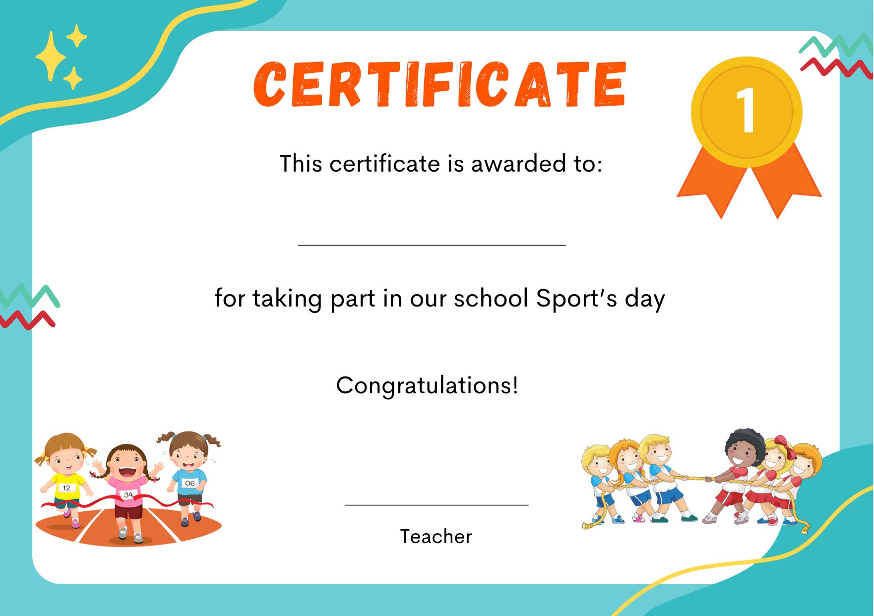 Printable Kids Education Certs, School Graduation Certificates ...