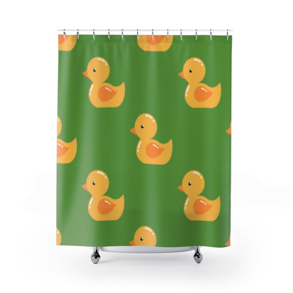 Rubber Ducky Shower Curtains Etsy
