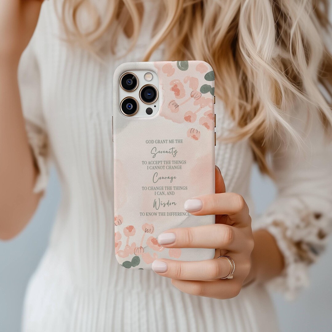 Serenity Prayer Christian Phone Case Psalm 148:3-6 for iPhone 16 Pro ...