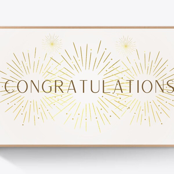 Congratulation Frame - Etsy