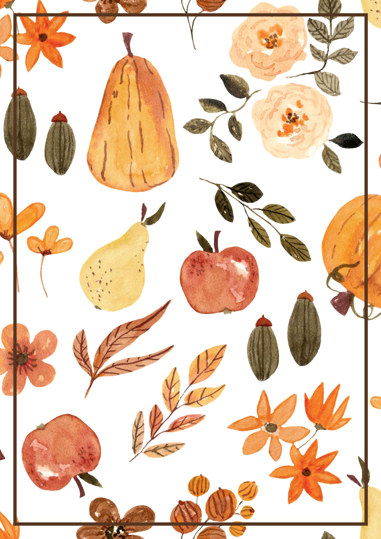 Autumn Posters Fall Posters Posters for Girl's Room - Etsy