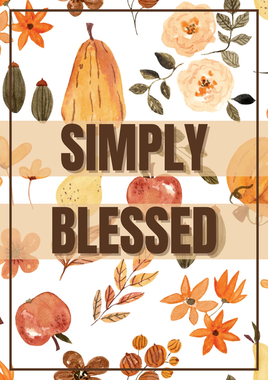 Autumn Posters Fall Posters Posters for Girl's Room - Etsy