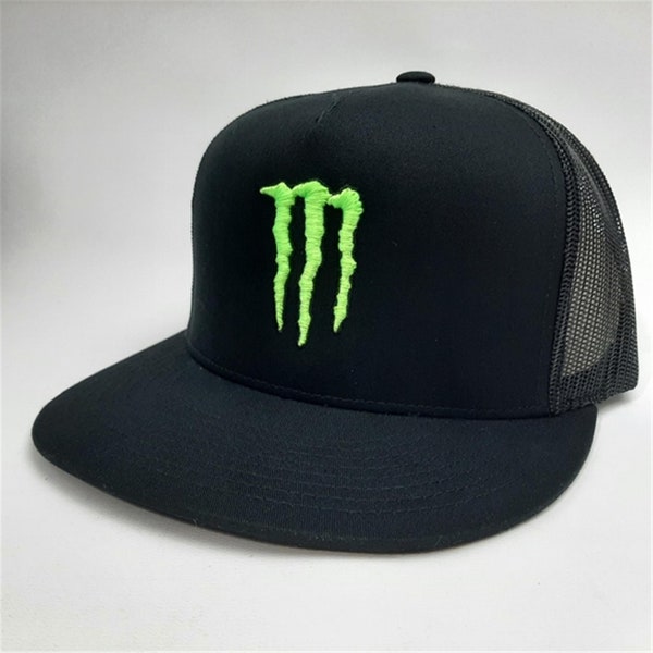 Monster Energy Snapback Hat - Etsy
