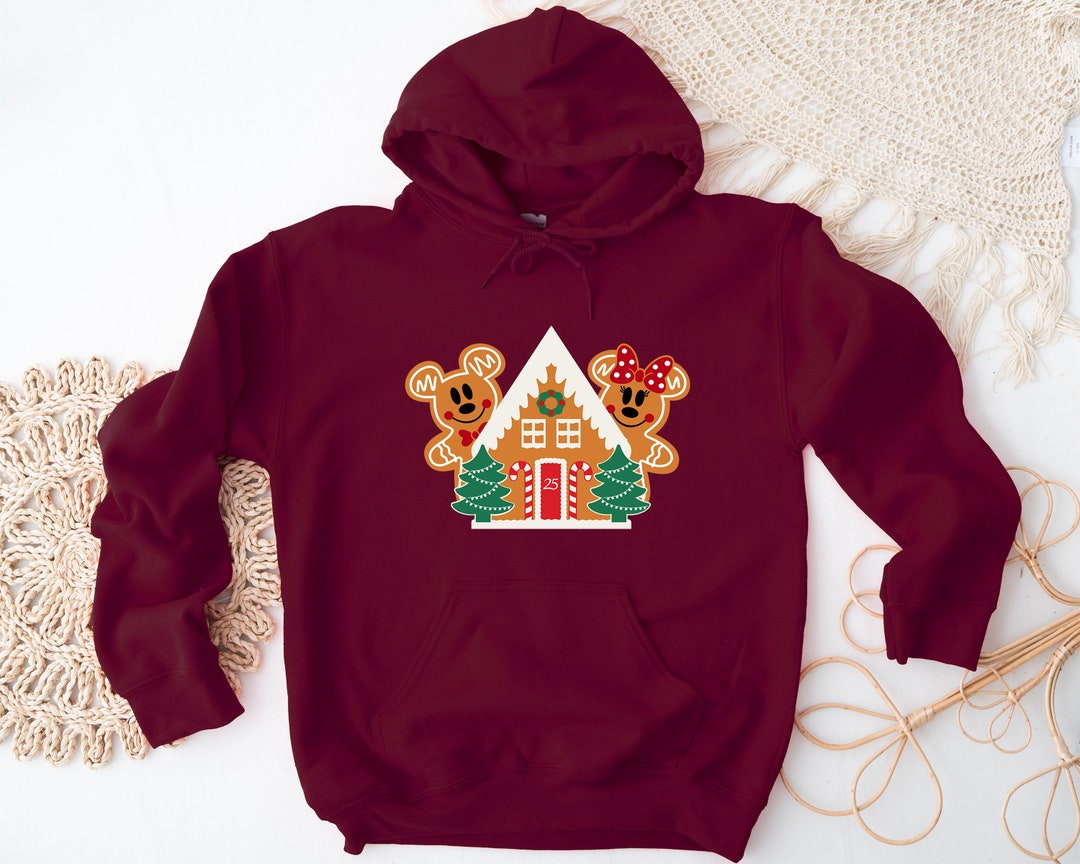 Mickey and Minnie Gingerbread Sweatshirt,mickey and Minnie Disney Ears ...