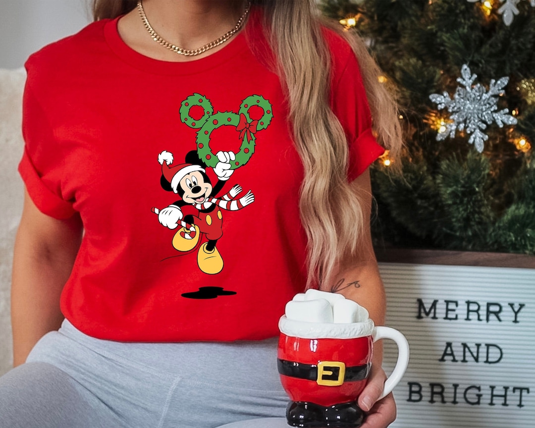 Mickey Christmas Shirt Disney Christmas Shirt Disney Family - Etsy