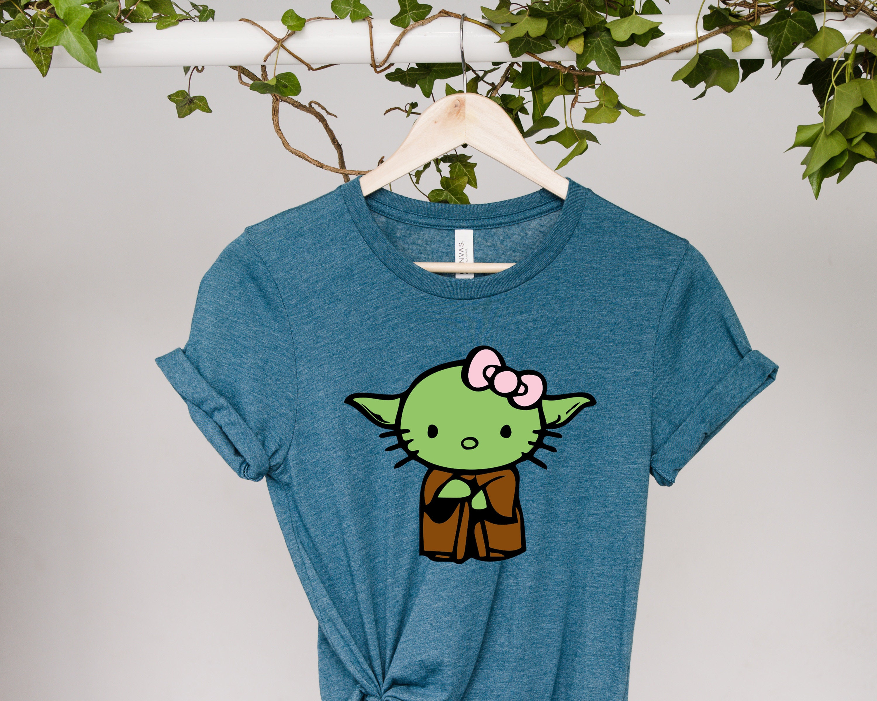 Baby Yoda Kitty Shirt, Hello Kitty Shirt, Disney Shirt, Disney Trip ...