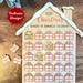 Advent Calendar of Kindness for Kids, Wood Christmas Countdown for ...