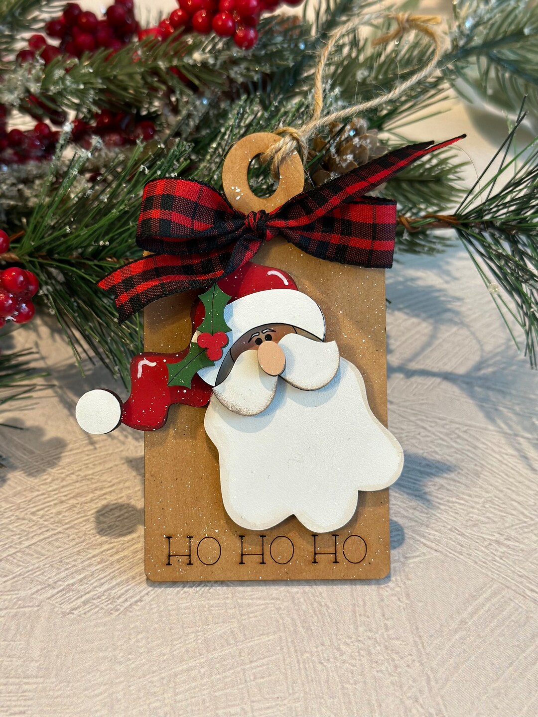 Santa Claus Ornament, Christmas Gift, Santa Breadboard - Etsy