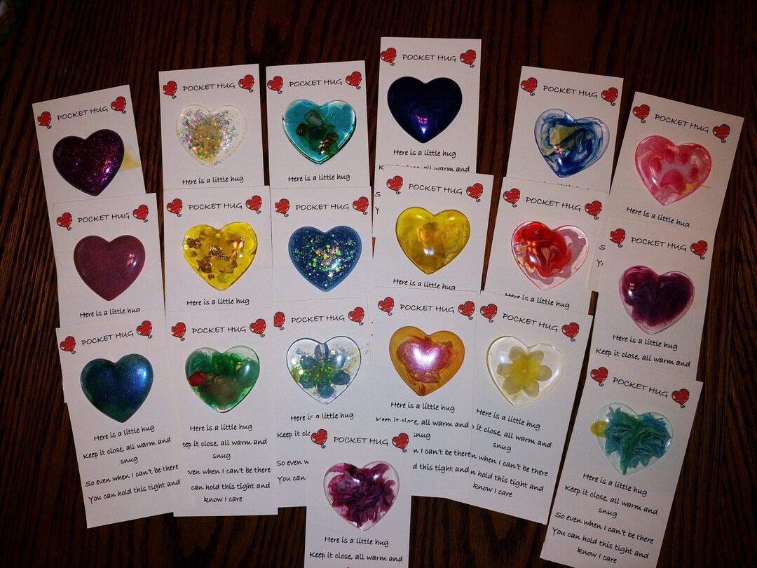Resin Pocket Hugs - Etsy