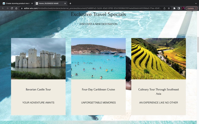 Wix Website Template for Photographers, Travelers, Agency Owners and ...