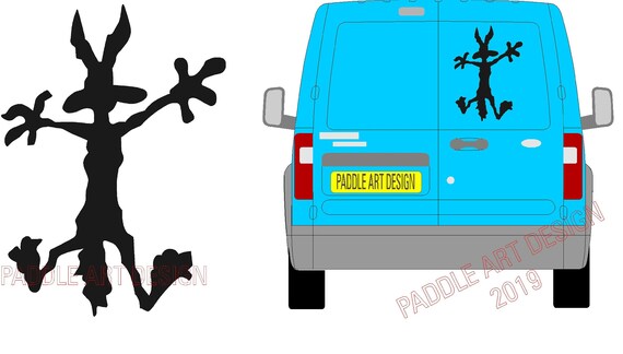 COYOTE Sticker Decal Graphic. Van Truck Car Crash Damage. - Etsy