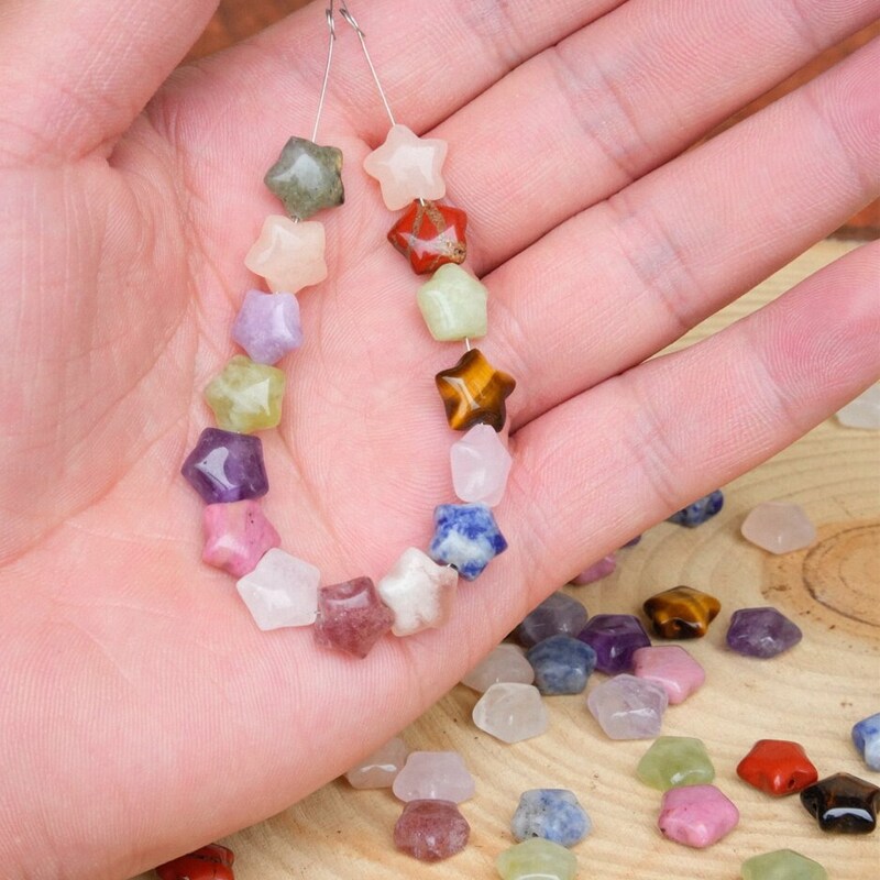 Tiny Star Beads - Etsy