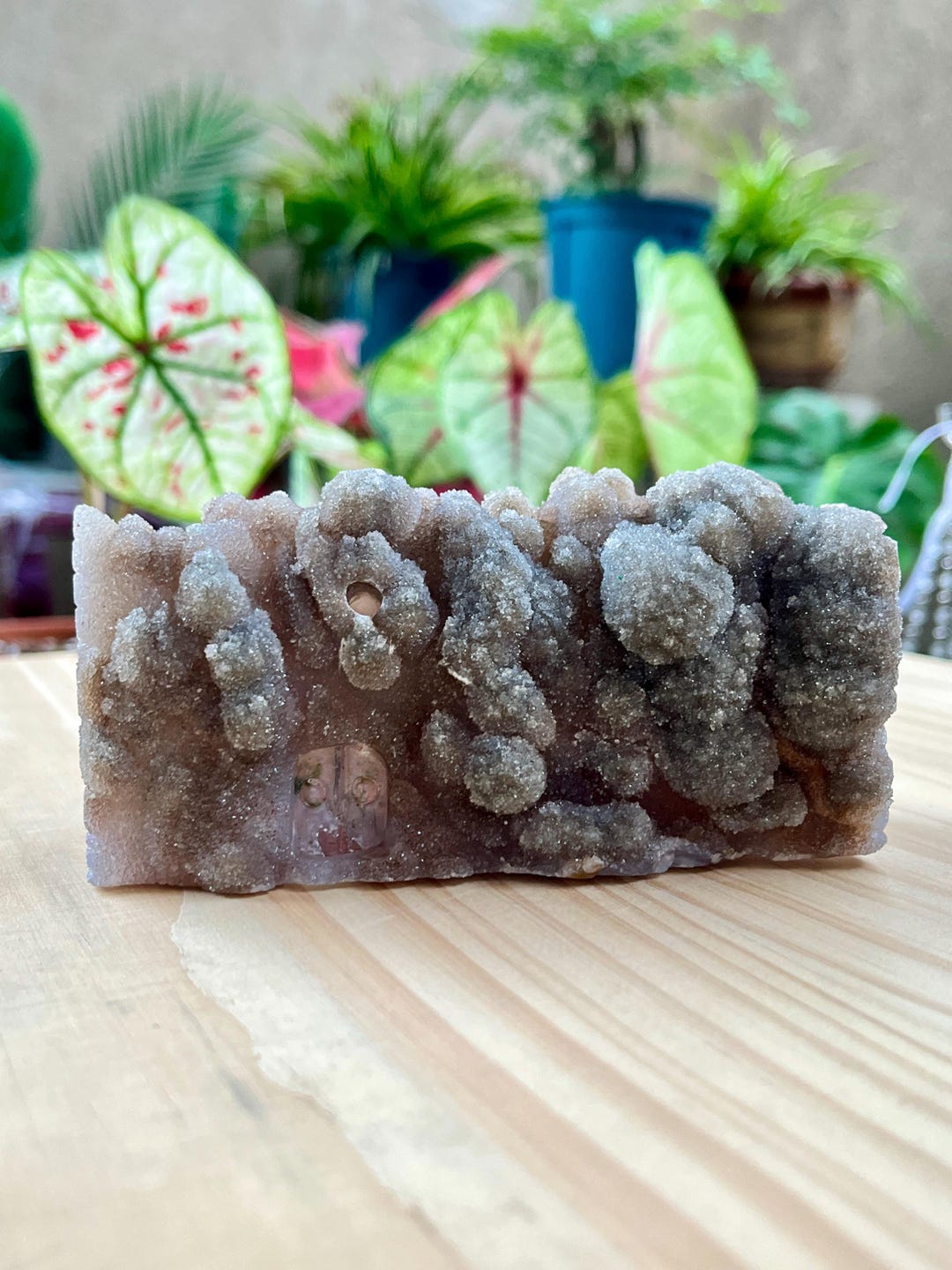 Hand-carved Sphalerite Crystal House: Metallic Luster Mineral Sculpture ...