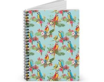 Jungle Theme Spiral Notebook Ruled Line, Notebook, Notebook for Student ...