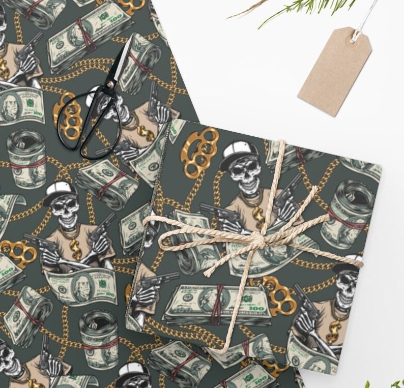 Money Wrapping Paper - Etsy