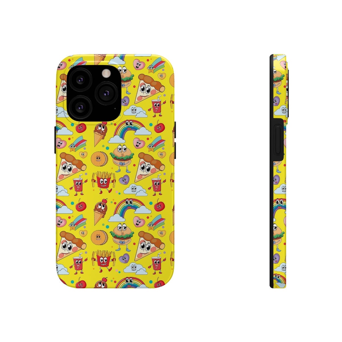 Fast Food Phone Case fries Burgers Rainbows Pizza - Etsy