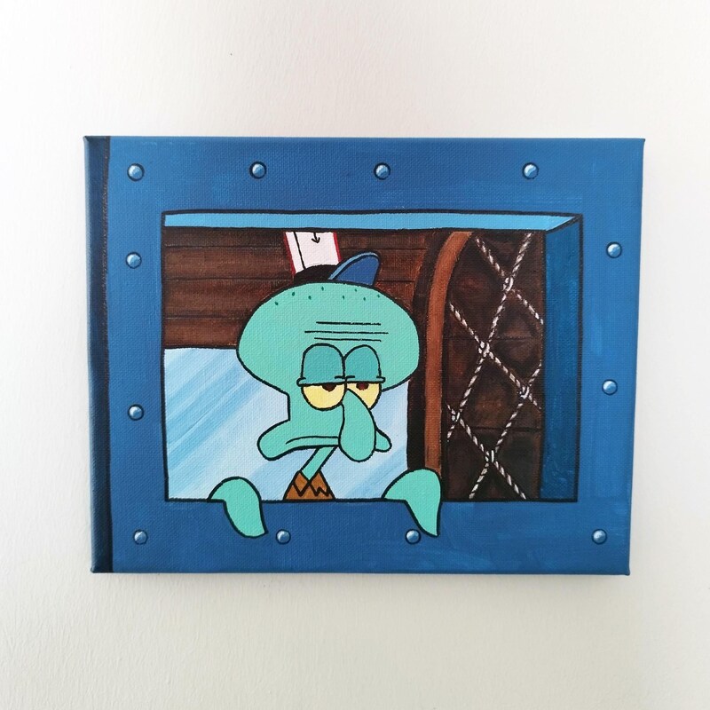 Spongebob Window Painting - Etsy