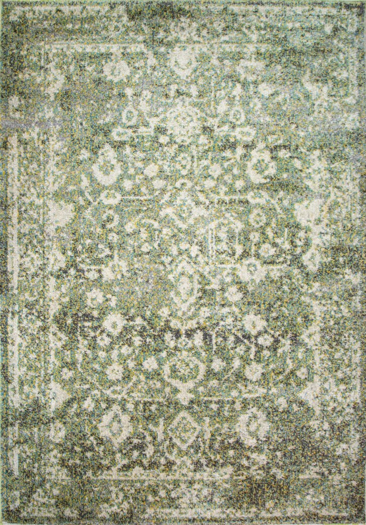 Soft Green Traditional Floral Bordered Rug Large Living Room - Etsy UK