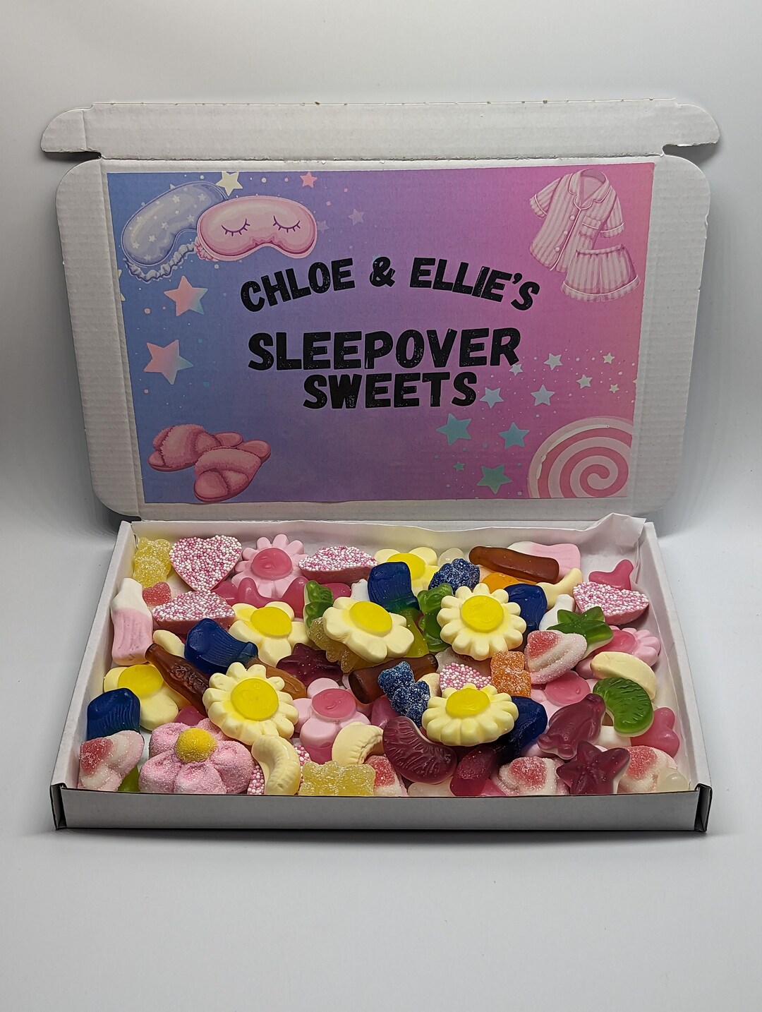 Sleepover Sweet Box| Sleepover Sweets| Slumber Party Favours| Sleepover ...