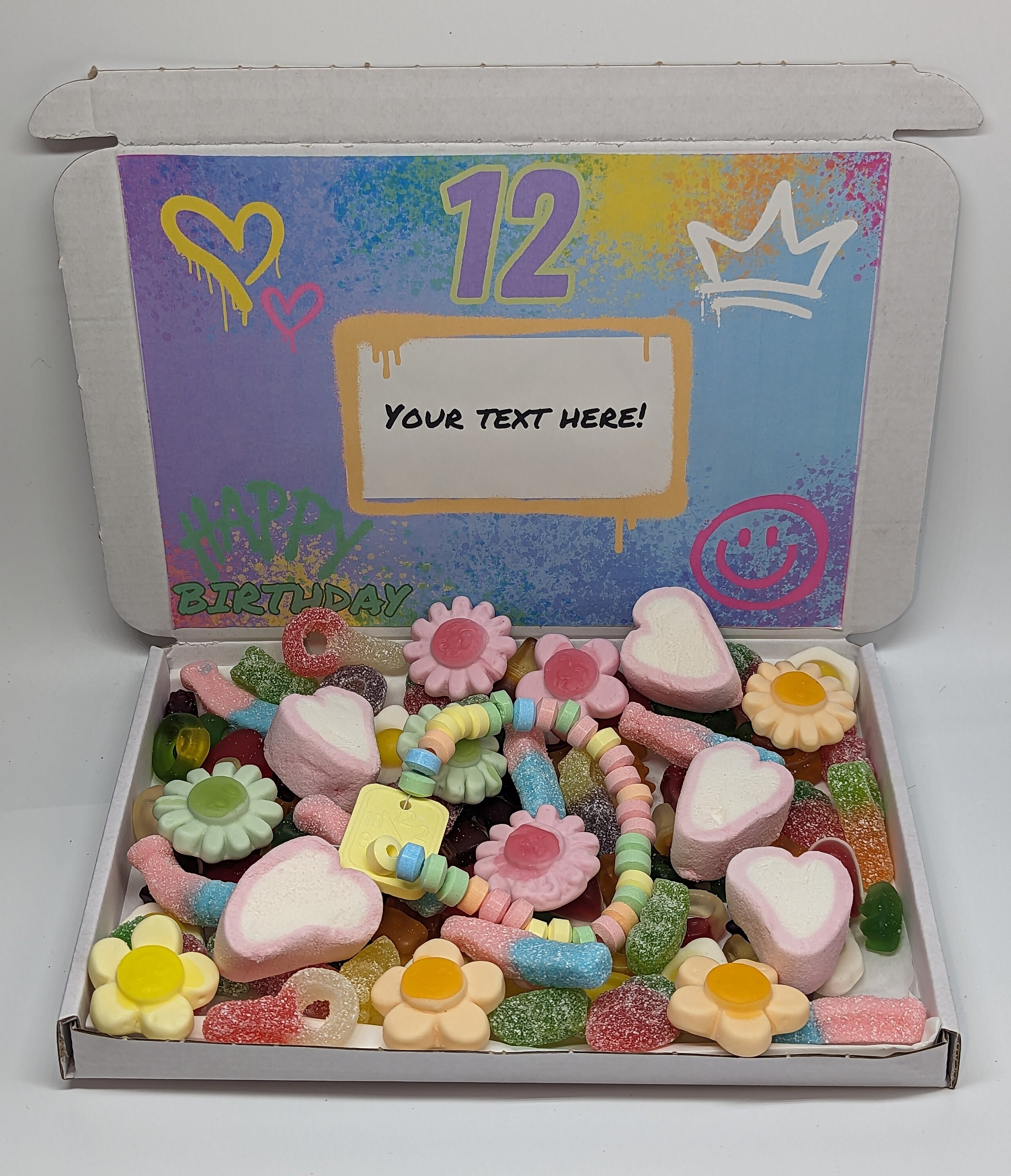 Personalised 12th Birthday Sweet Box 12th Birthday Gift 12 12th ...