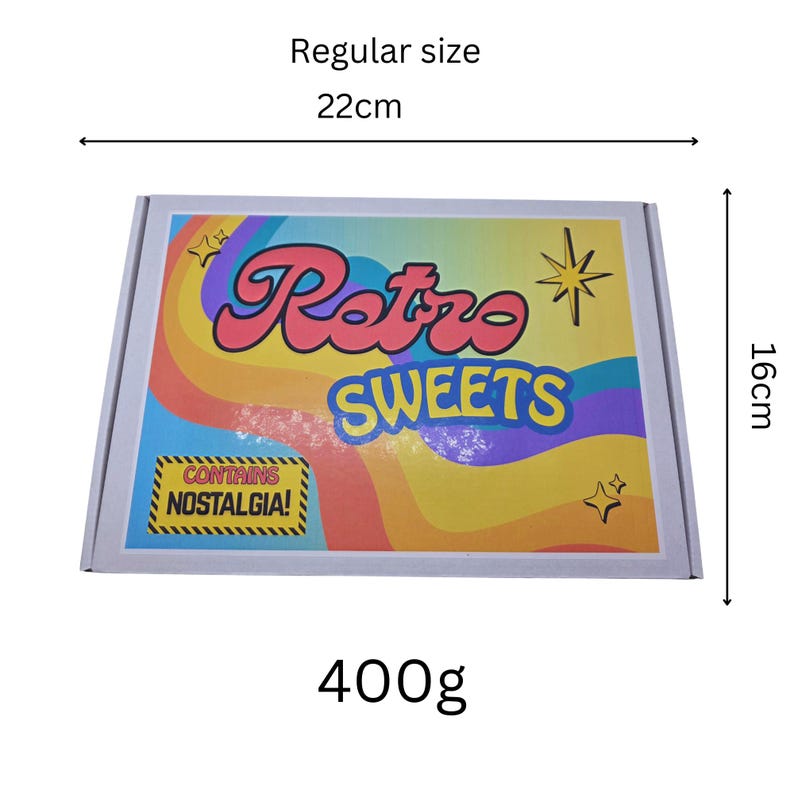 Retro Sweets Personalised Box – Classic Old School Sweet Selection ...