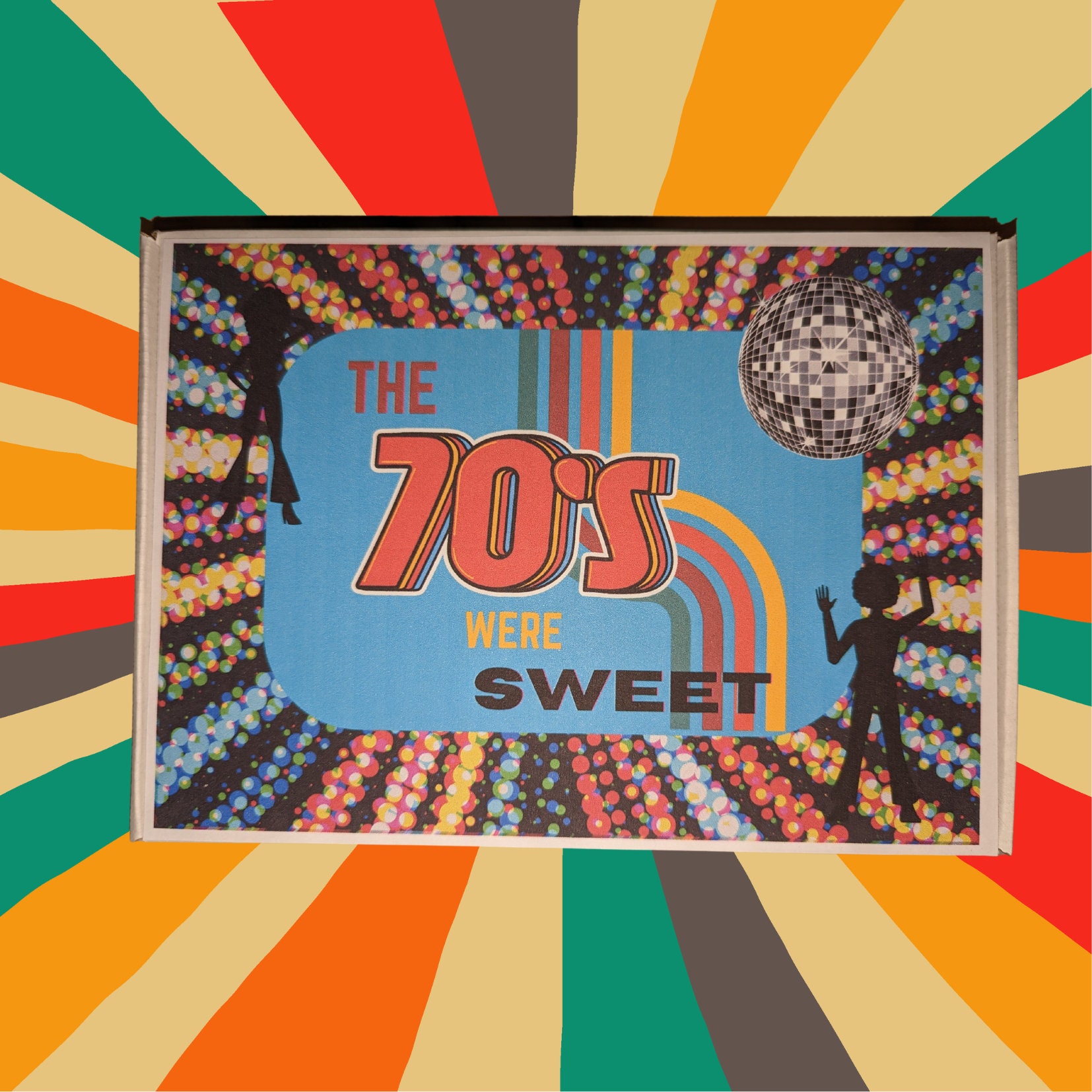 Personalised 70s Sweet Box | Seventies Sweet Box | 1970s Sweets | Retro ...