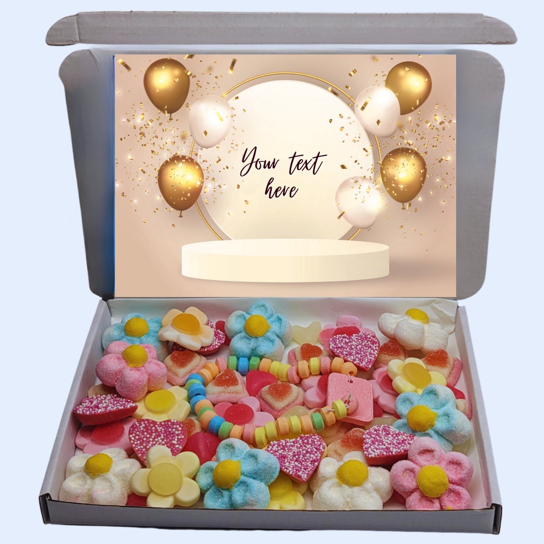 Personalised Happy Birthday Sweet Box Birthday Sweet Box Birthday ...