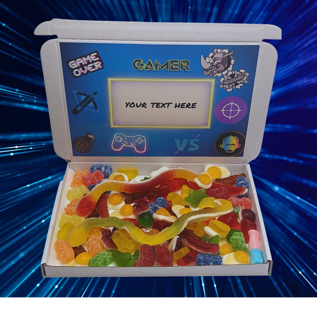 Personalised Gamer Sweet Box| Gamer Box | Gamer Gift | Gamer | Gamer ...