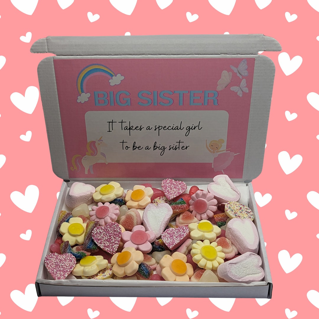 Personalised Big Sister Sweet Box| Big Sister Sweet Box| Big Sister ...