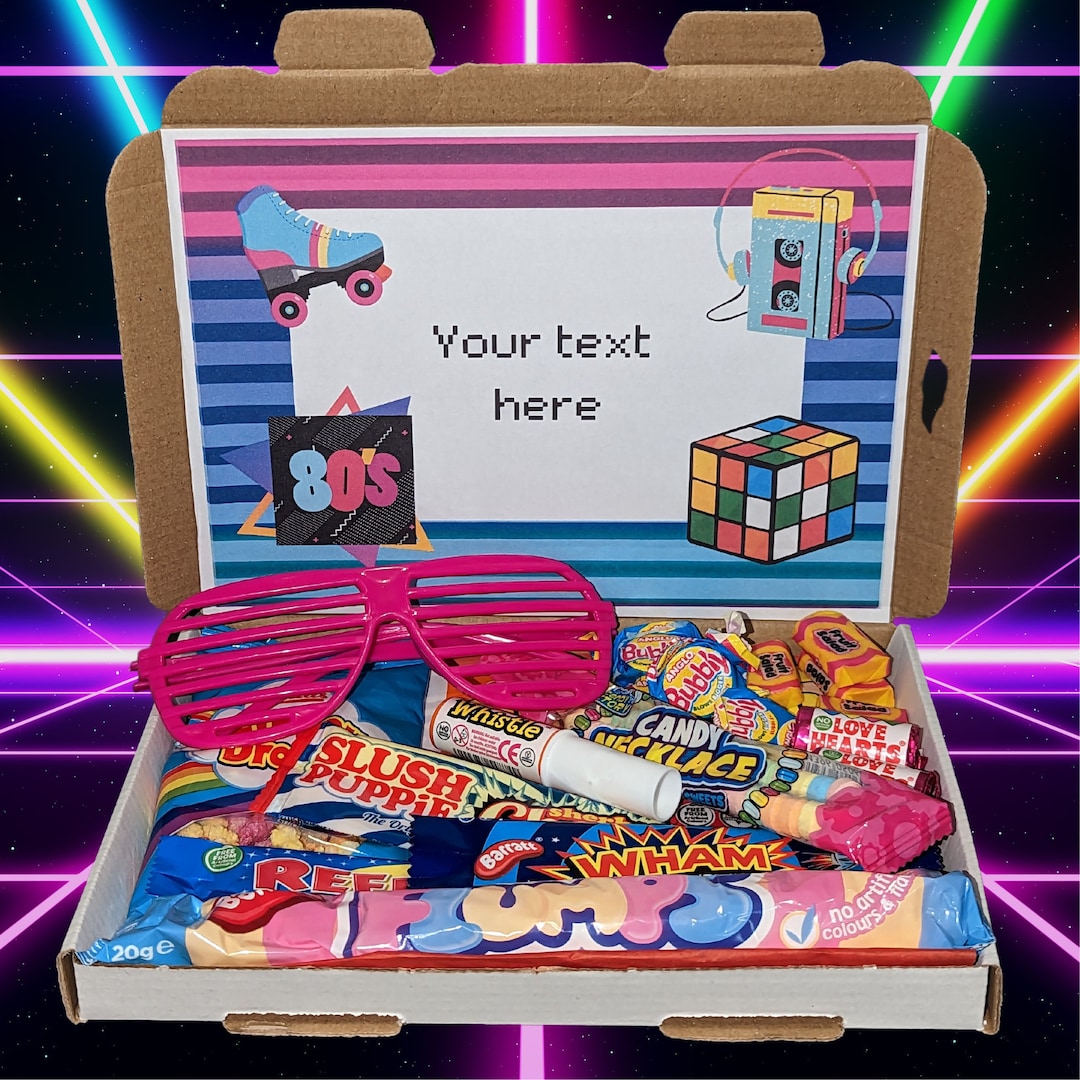 The 80's Were Sweet Gift Box| 80's Gift Box | 1980's Sweets | Retro ...