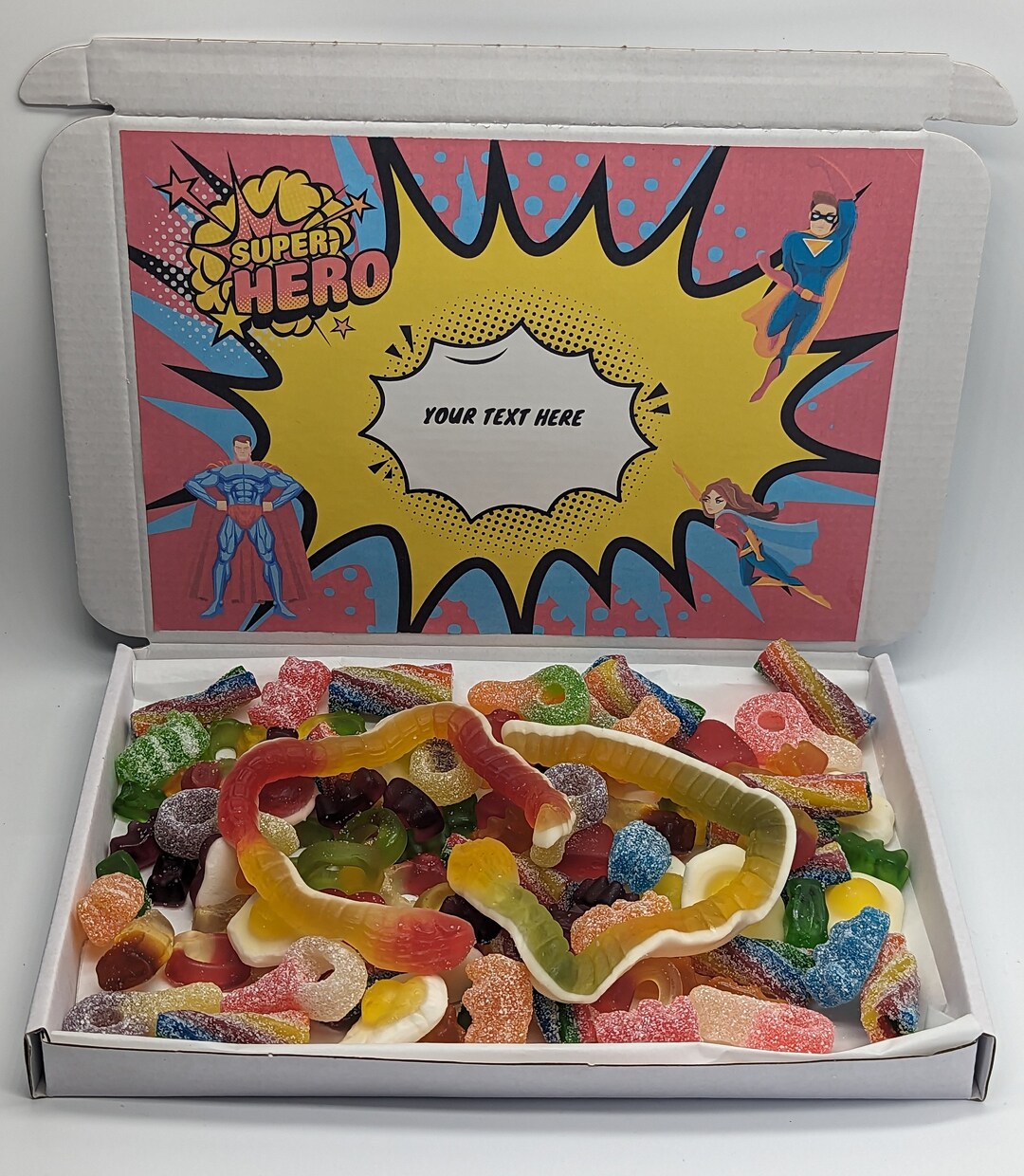 Superhero Sweet Box| Superhero Birthday Box| Birthday Sweet Box Kids ...