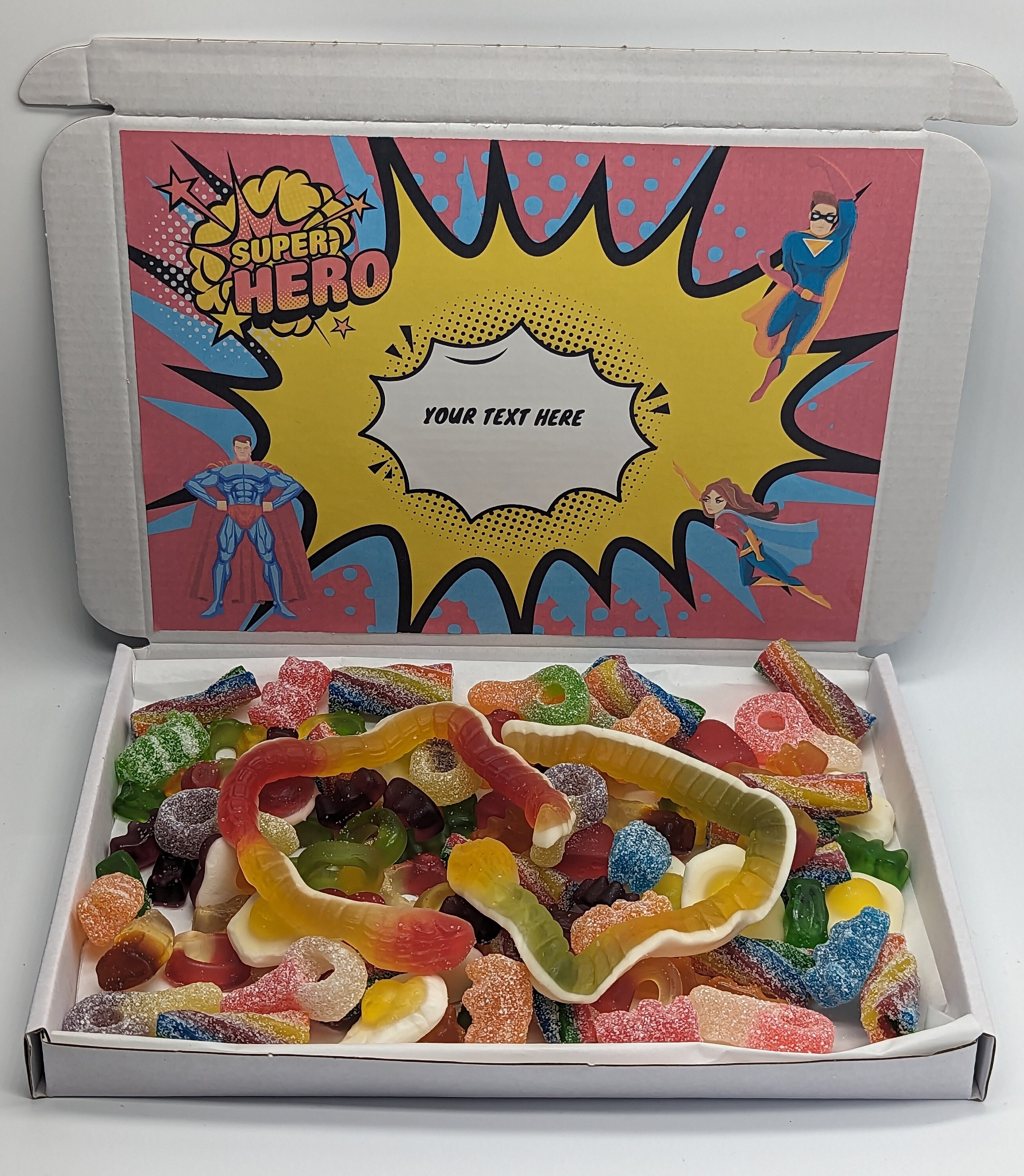 Superhero Sweet Box| Superhero Birthday Box| Birthday Sweet Box Kids ...