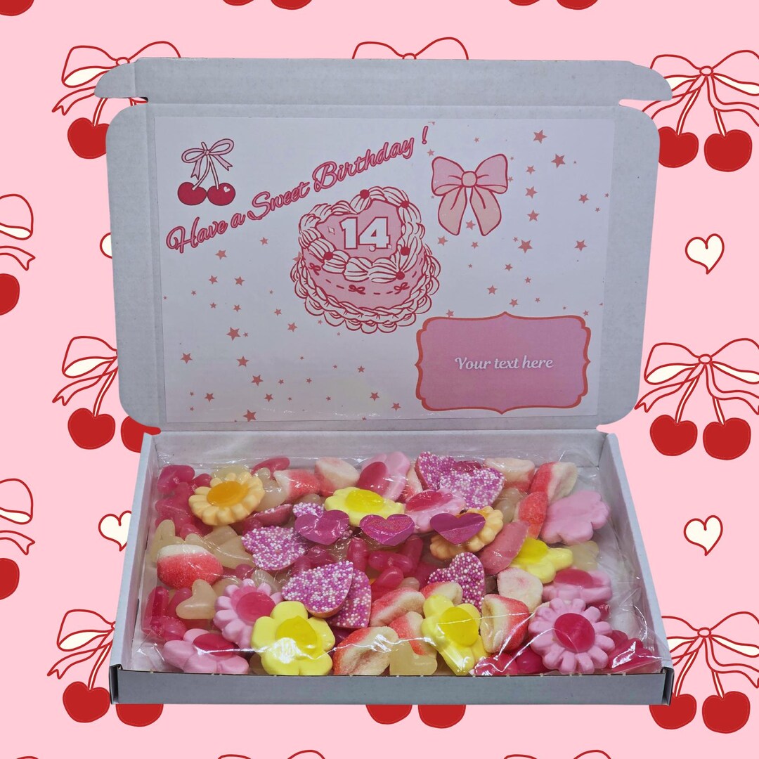 Personalised Sweet Birthday Gift Box • Any Age Birthday Present for ...